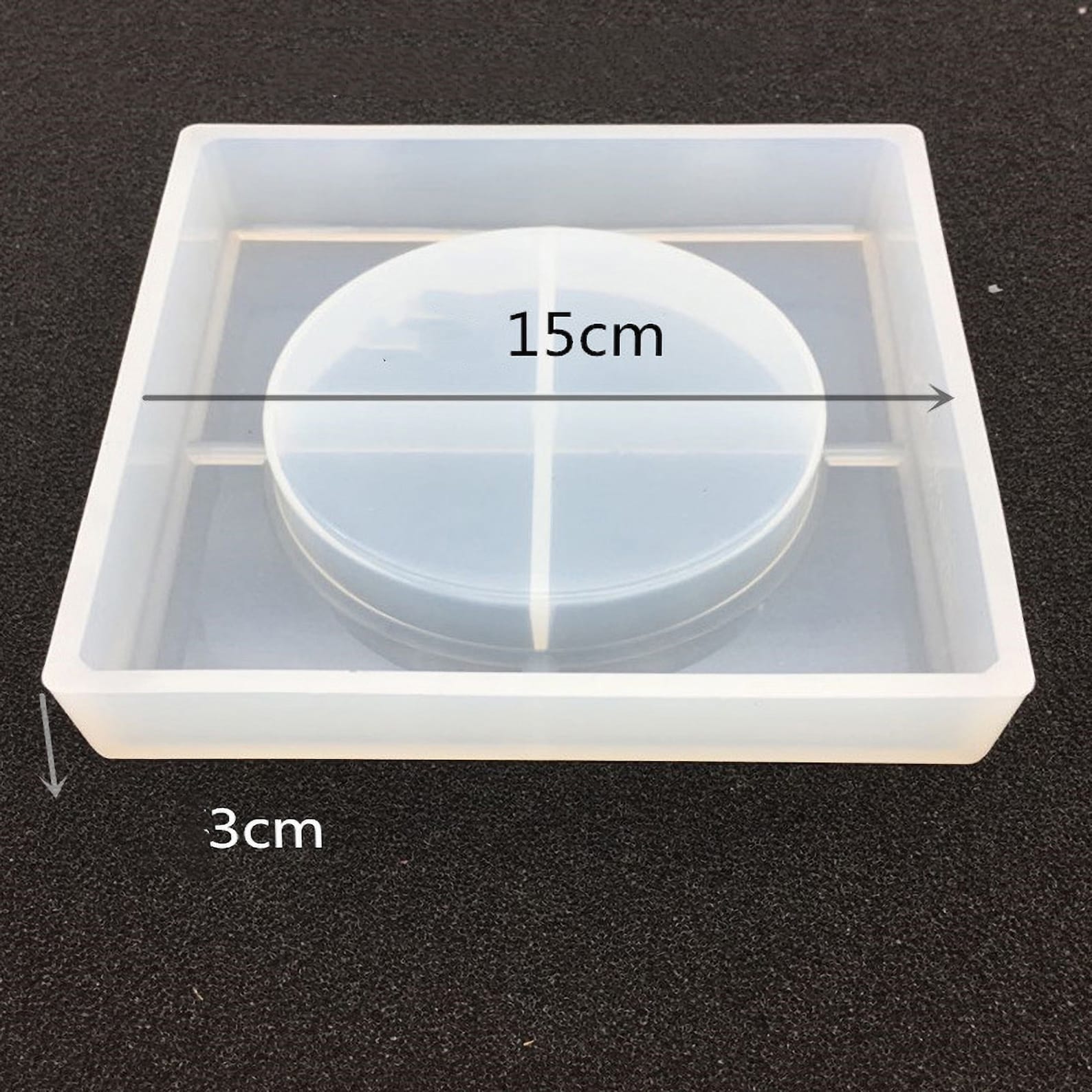 Large Square Ashtray Resin Mold Floral Ashtray Silicone Mold | Etsy