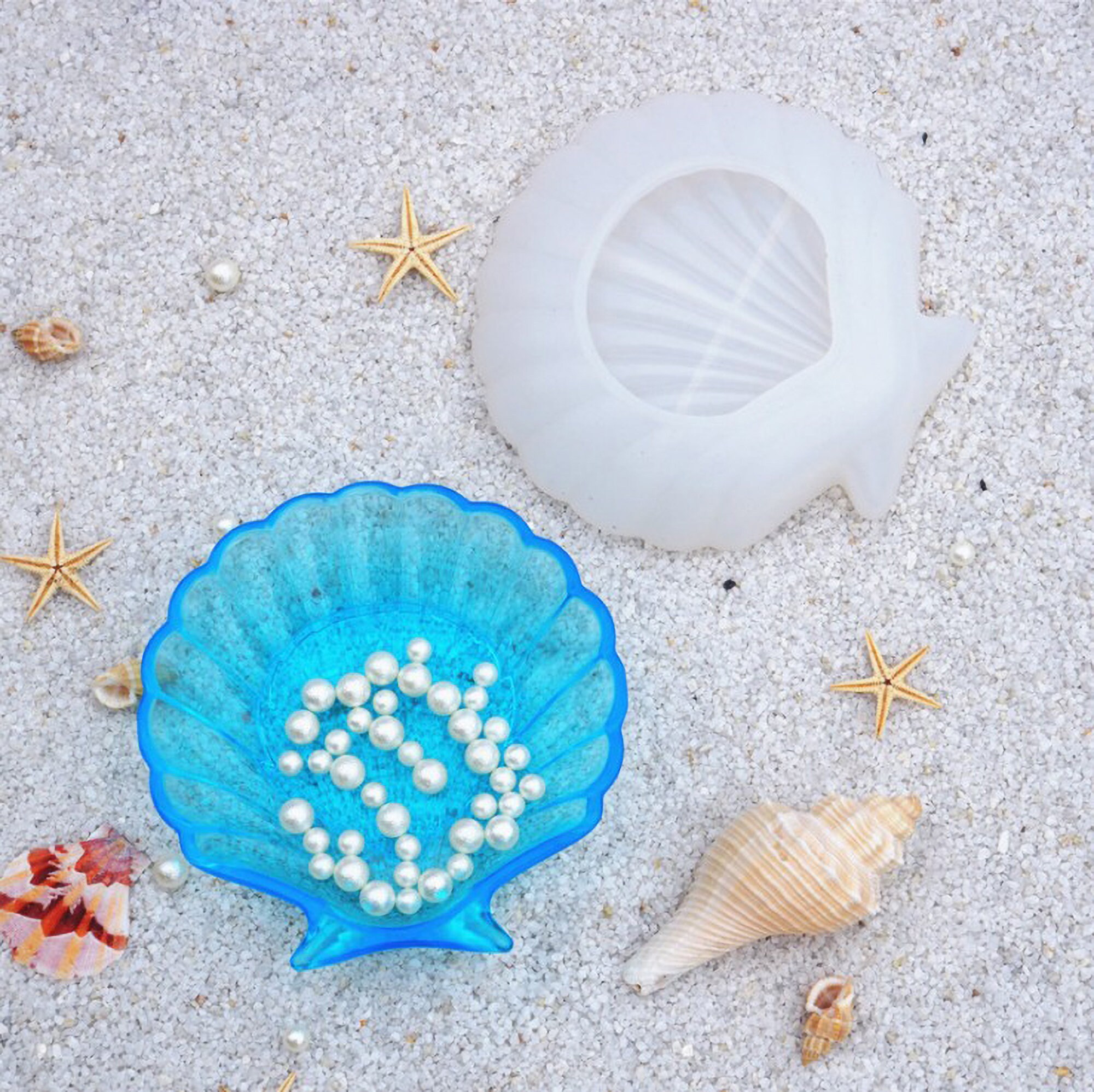 Shell Dish Resin Mold Seashell Silicone Molds Jewelry - Etsy