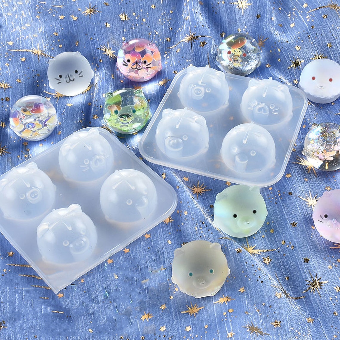 Pig Chicken Resin Mold Animal Silicone Molds Jewelry Making - Etsy