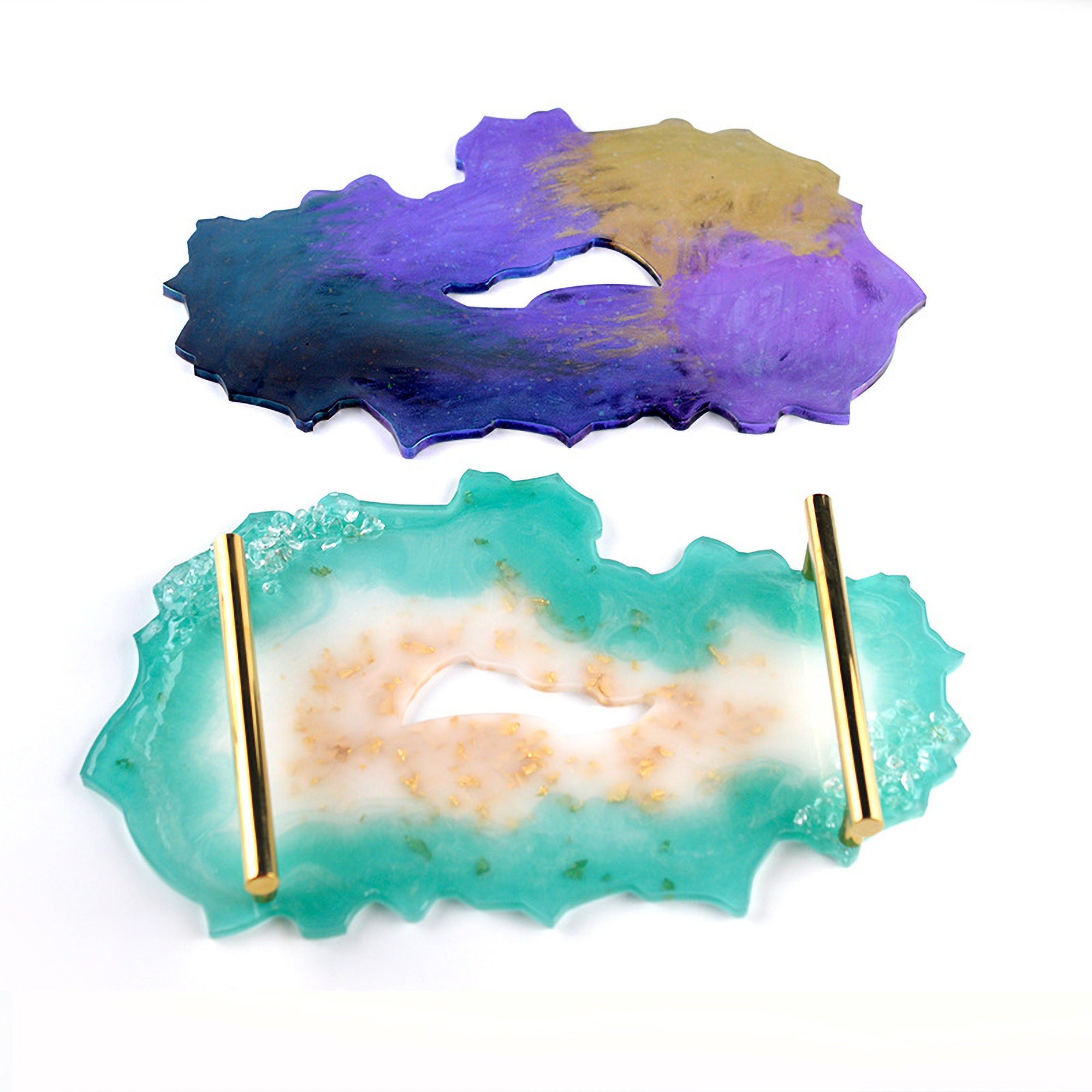 1SET Irregular Fruit Plate Resin Mold Fruit Tray Molds Tea | Etsy