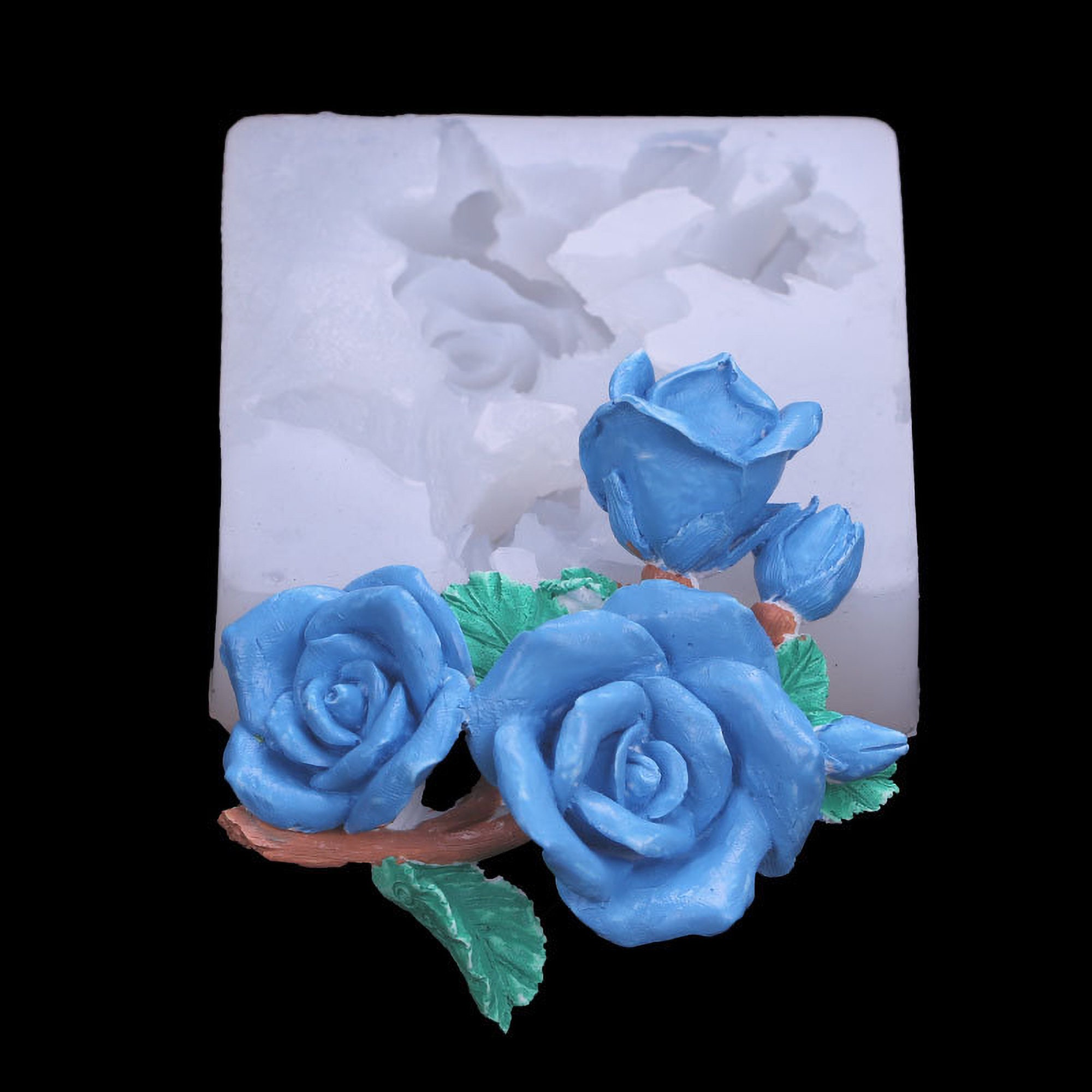 Rose Flower Resin Mold Flower Bud Silicone Molds Fondant - Etsy