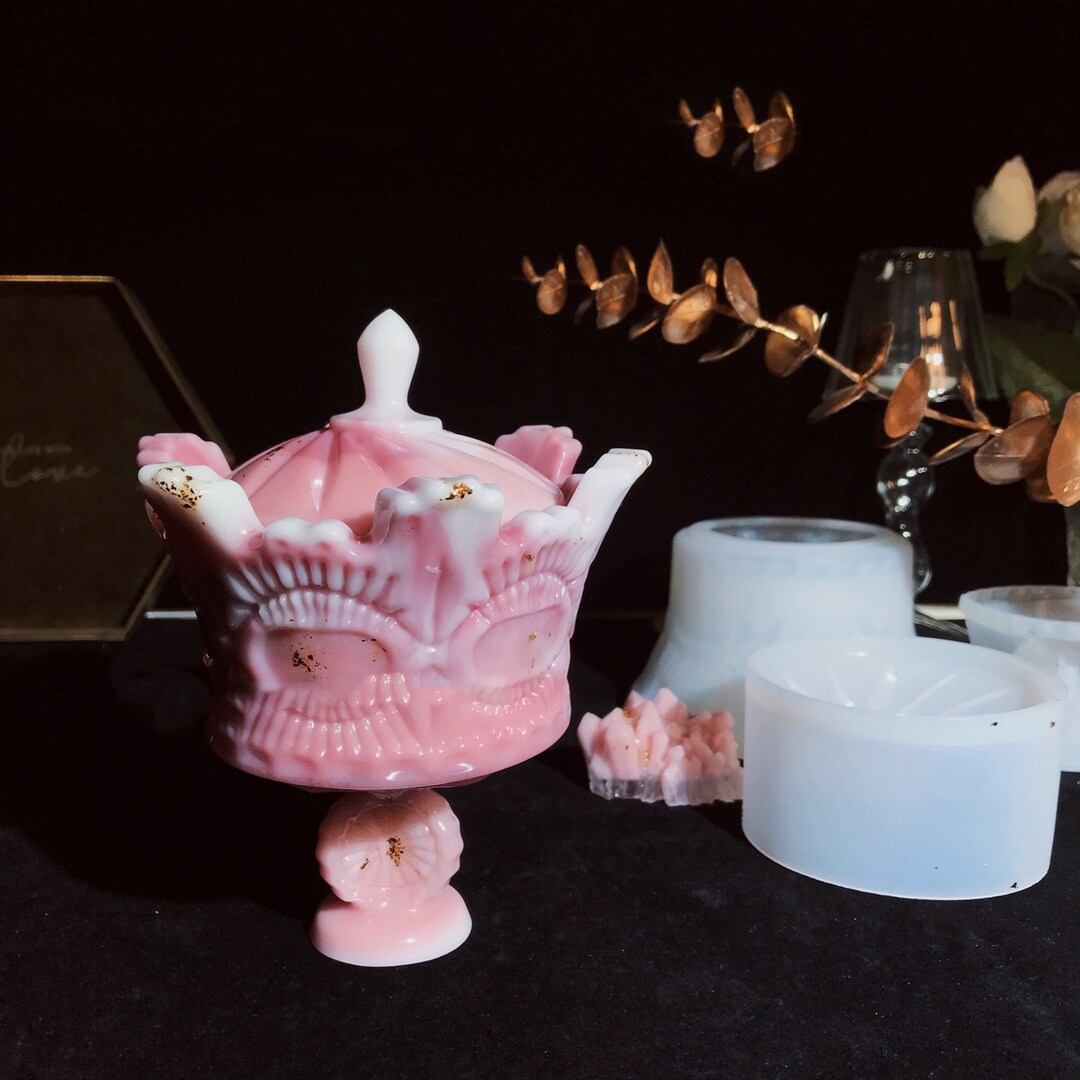 Crown Box Resin Mold, Crown Silicone Mold, Crown Jewelry Box, Trinket ...