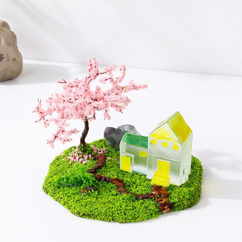 Mini House Resin Mold Cloud House Silicone Mold Kawaii - Etsy