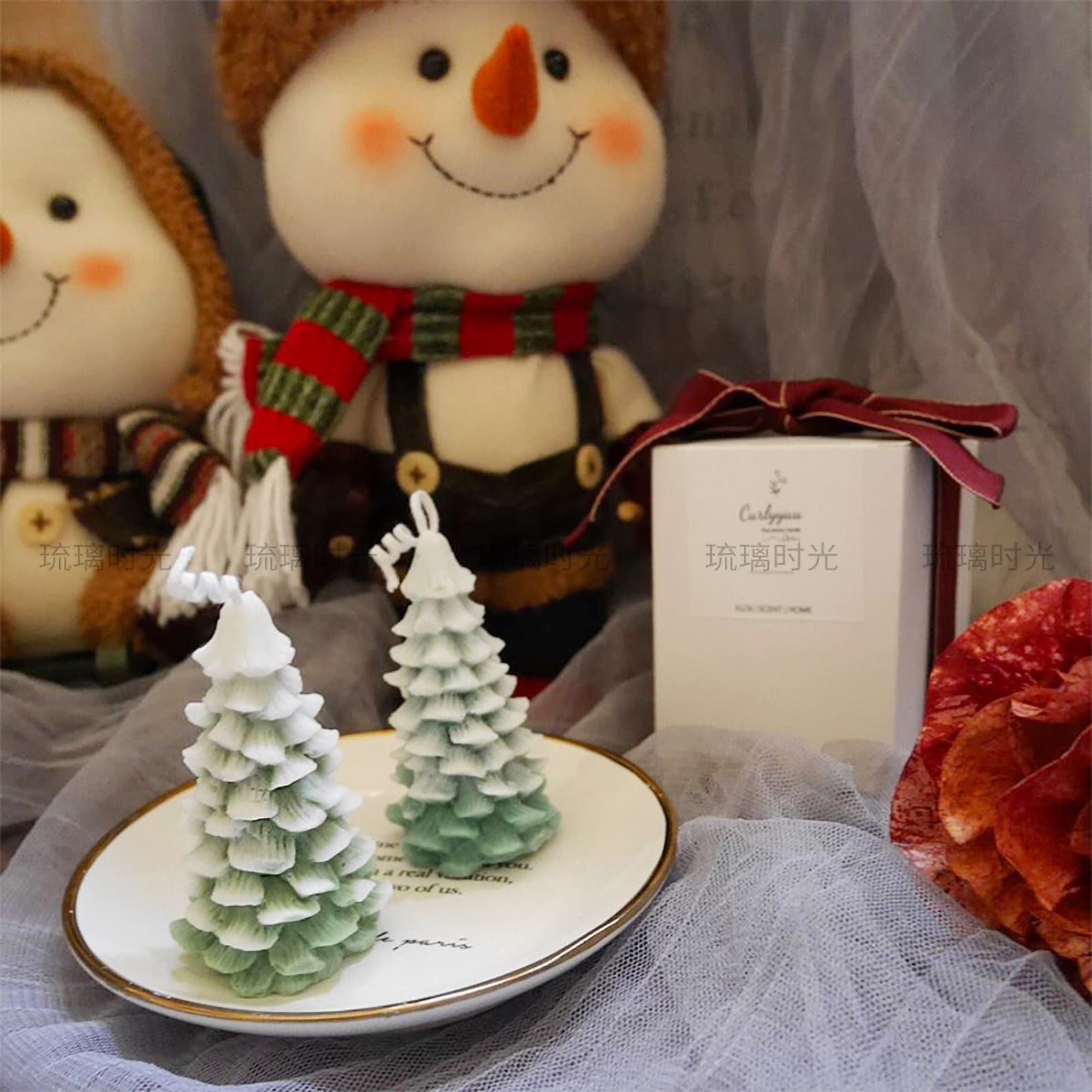 Christmas Tree Candle Resin Mold Candle Silicone Molds - Etsy