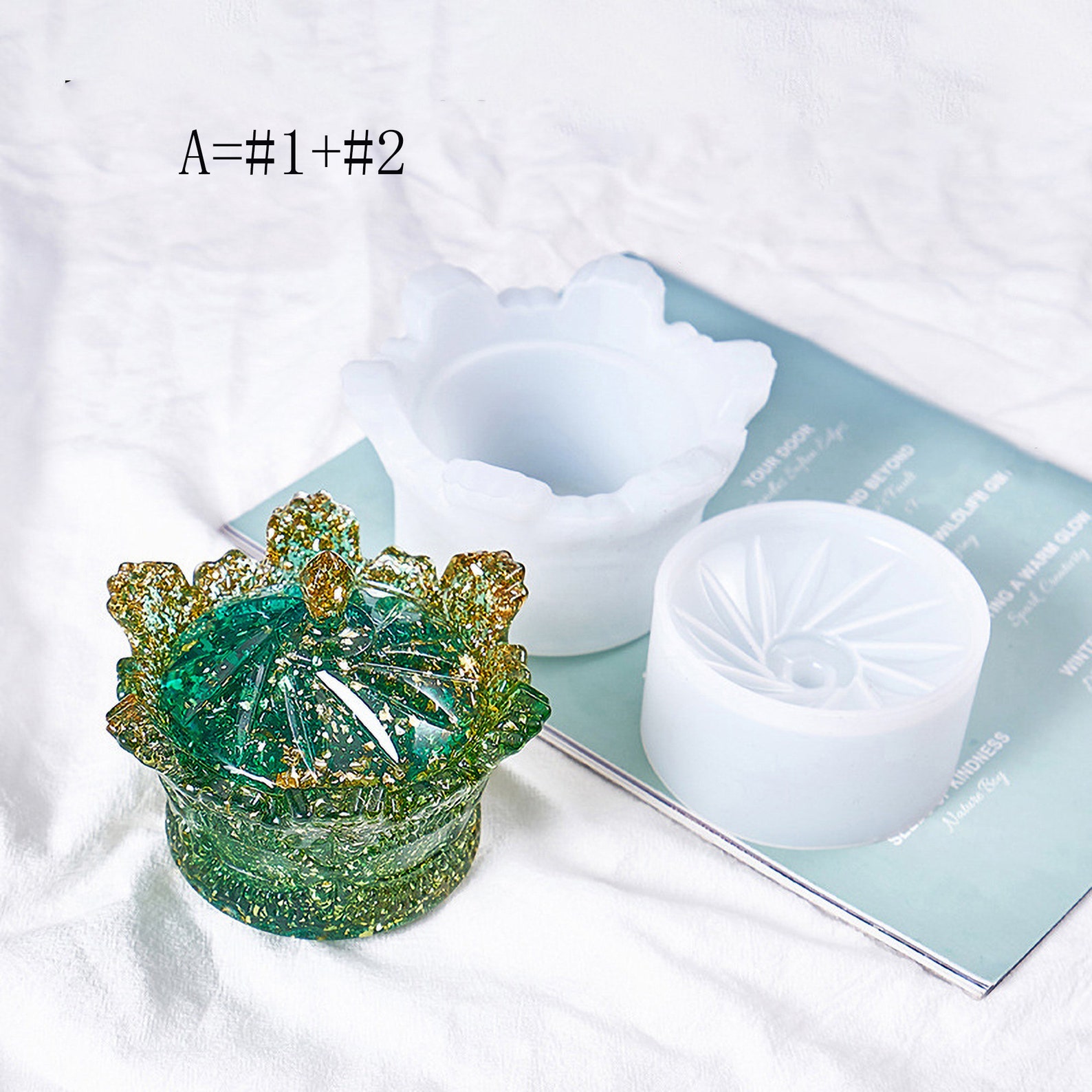 Crown box resin mold crown silicone mold crown jewelry box | Etsy