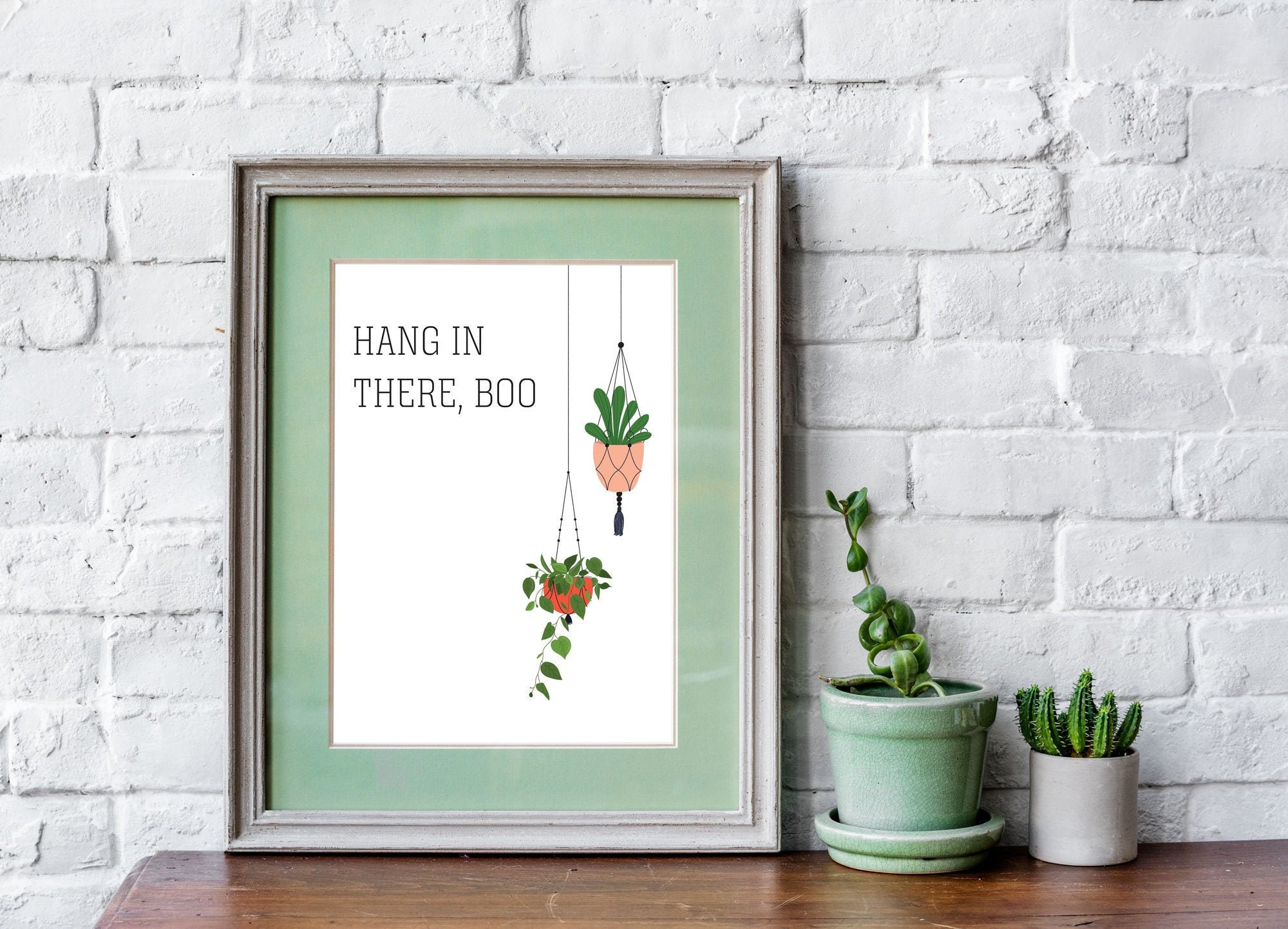 Hang in there boo Wand Kunst/Home Decor DIGITAL DOWNLOAD - Etsy.de