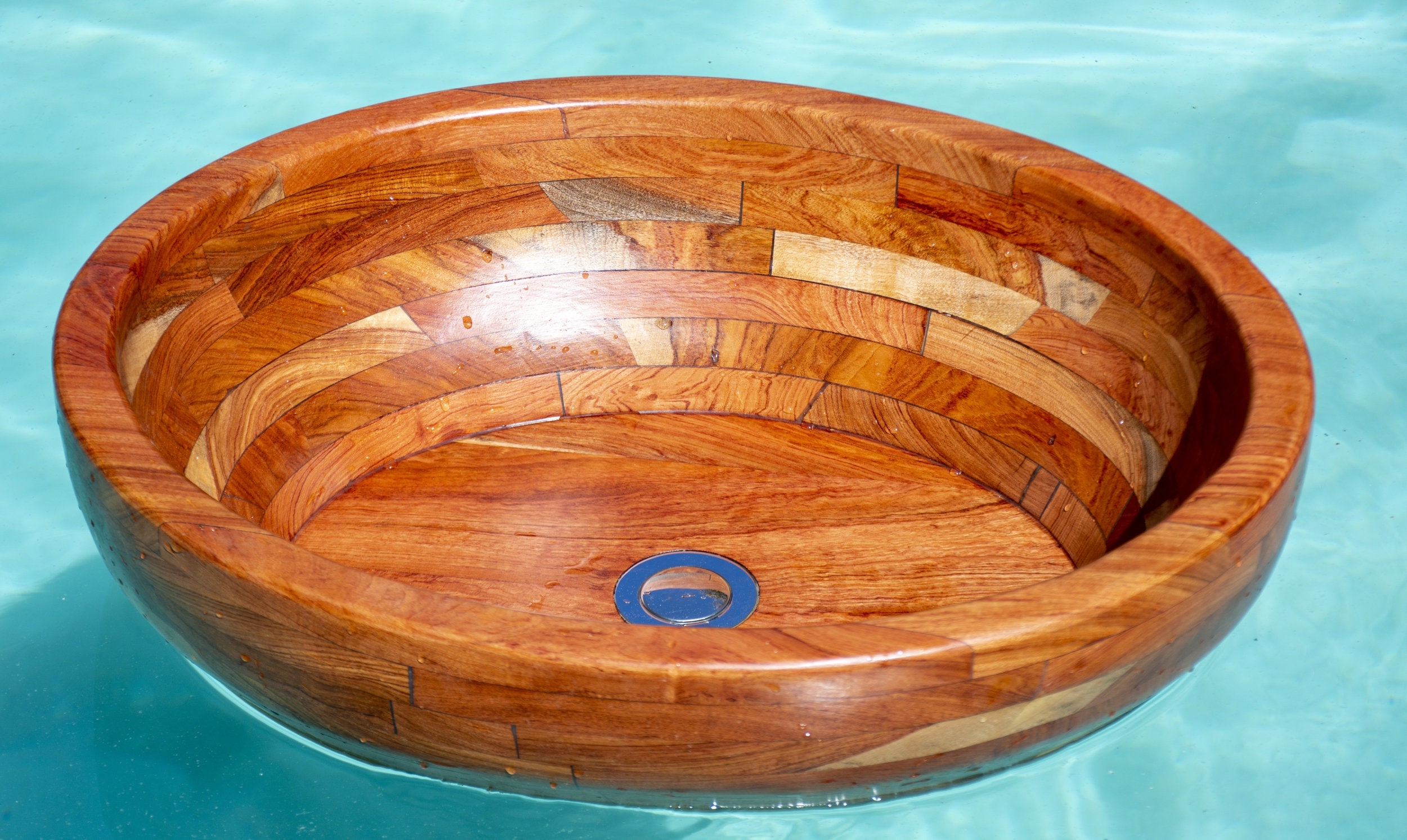 Wooden Basin Made From Rosewood. for Outdoors or Indoors. - Etsy