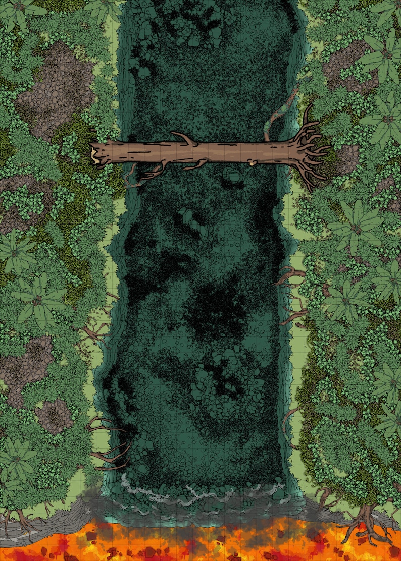 Jurassic Jungles II 32 Jungle Maps Dungeons and Dragons, Pathfinder, D ...