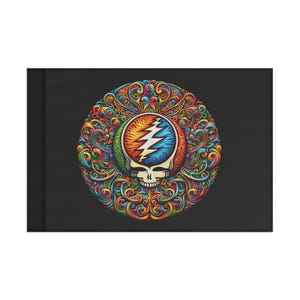 Grateful Dead ripple in Still Water Flag, Deadhead Flag, Grateful Dead ...
