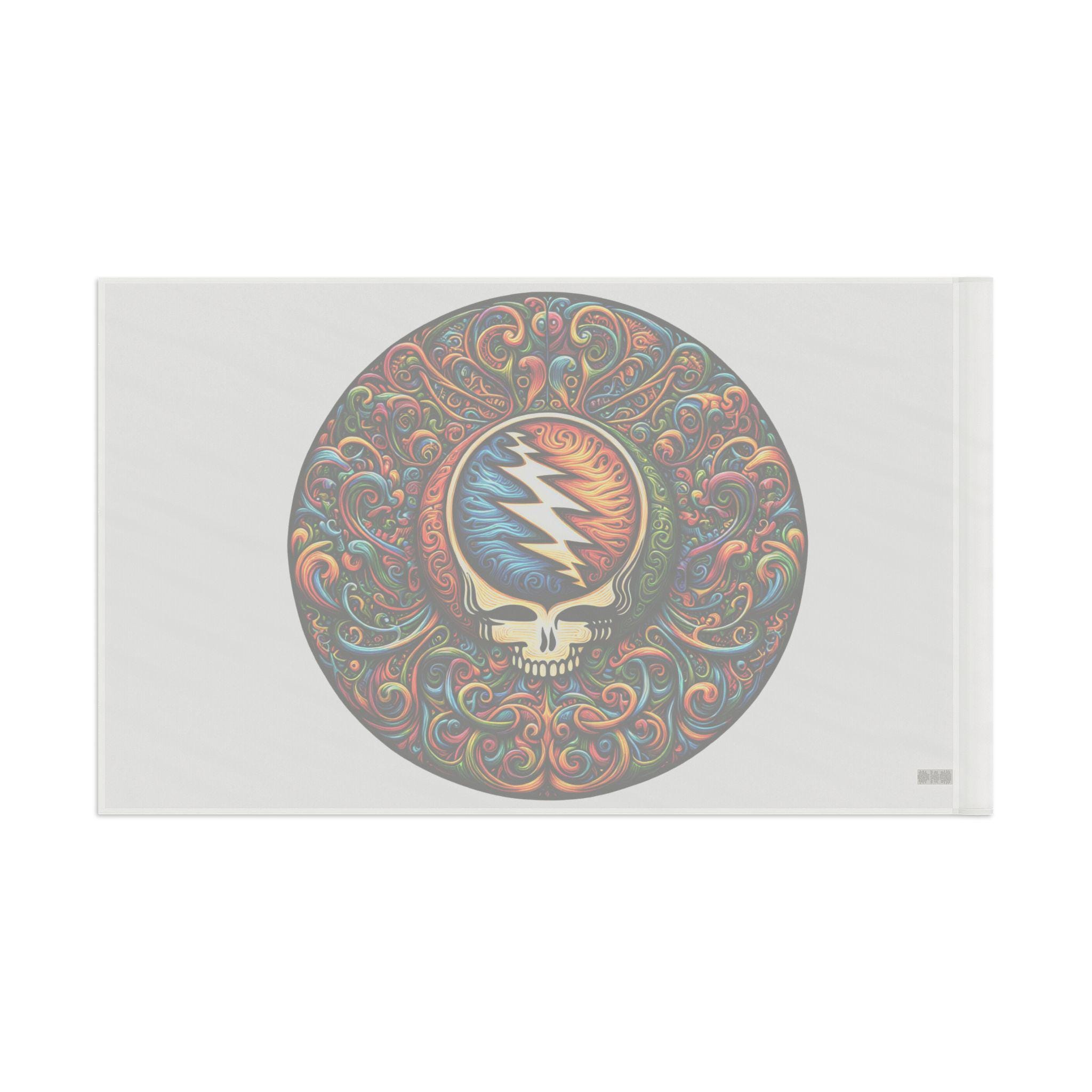 Grateful Dead "ripple in Still Water" Flag, Deadhead Flag, Grateful ...