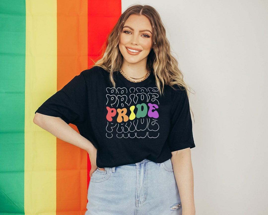 Gay Pride Shirt, LGBTQ Shirt, Pride Month Parade Shirt, Rainbow Proud T ...