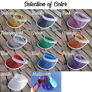 Personalized Holographic Visors, Beach Party Gifts, Bridesmaid Proposal Hat, Bachelorette Party ...