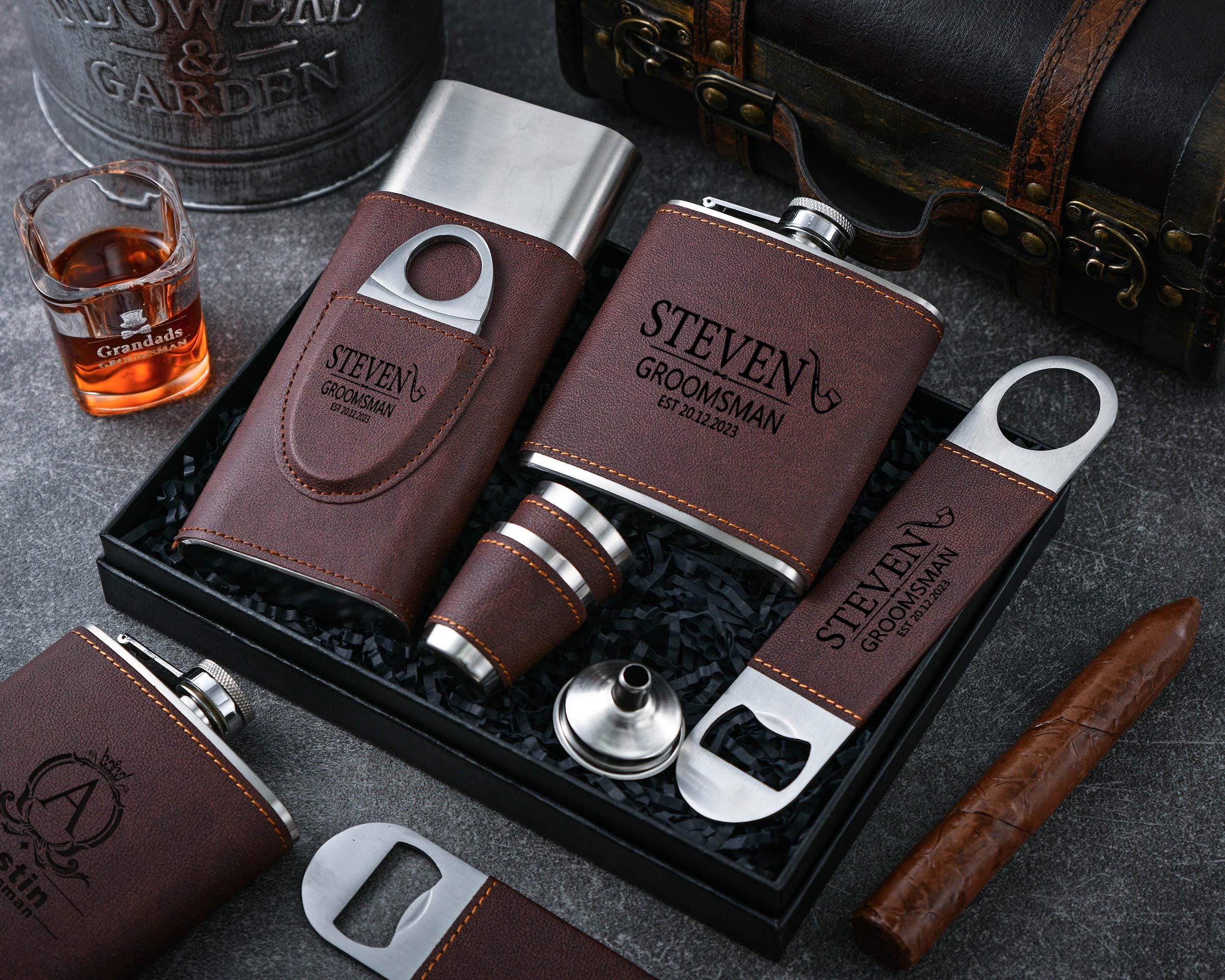 Engraved Cigar Case Gift Set - Personalized Cigars Case With Cutter ...