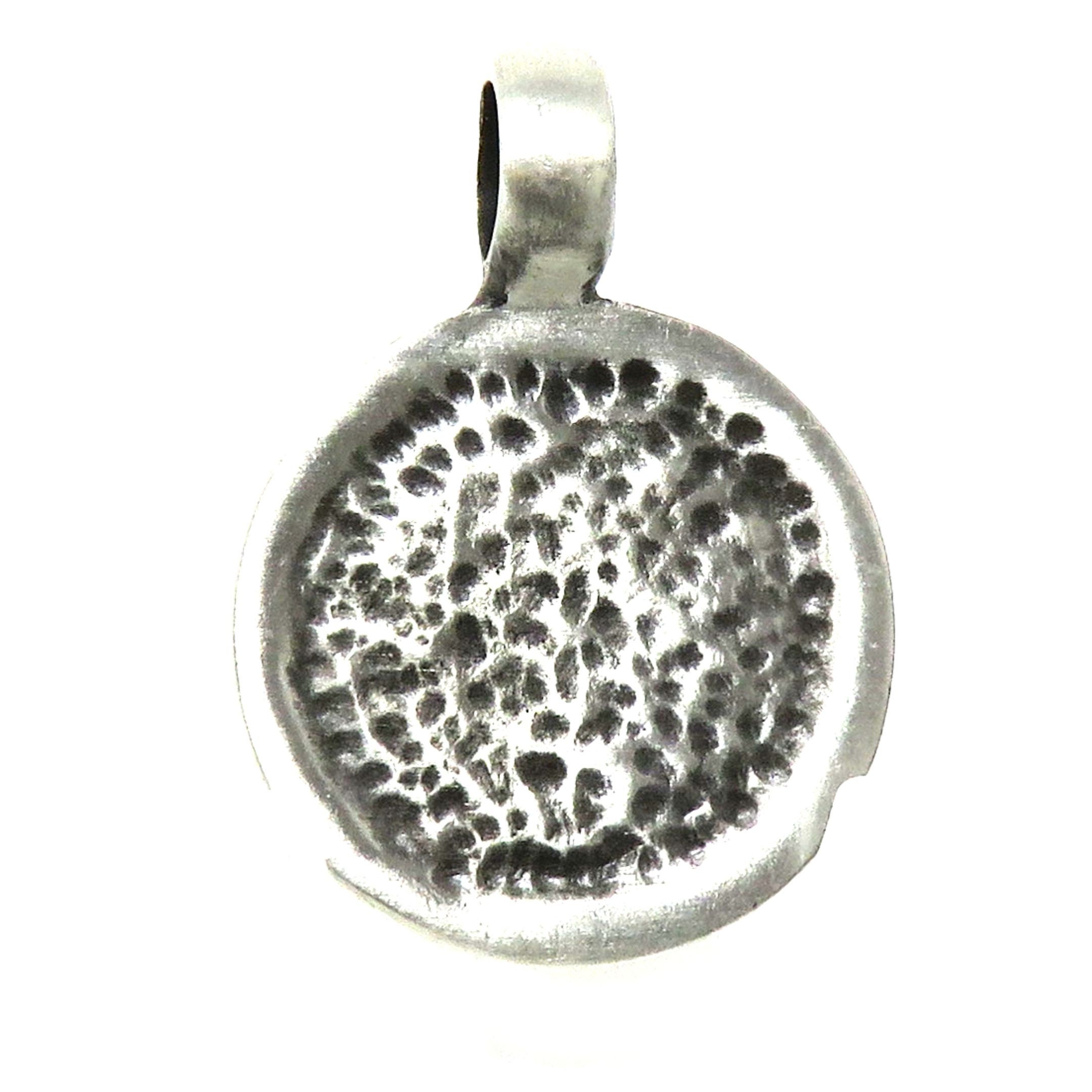 Modern Celtic Knot Round Metal Pewter Pendant - 29mmx27mm - 7mm Hole - Etsy