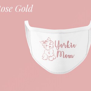 Yorkie Mom Face Mask, Yorkie Mama Face Mask, Yorkie Lovers, Yorkie ...