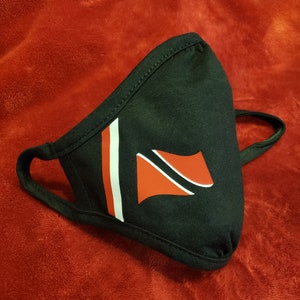 Trinidad and Tobago Face Mask, Jamaican Flag Face Mask, Trini Face Mask ...