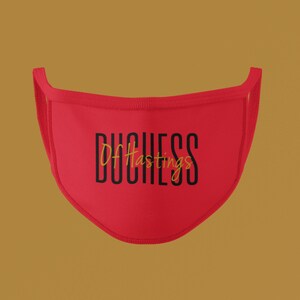 DUCHESS OF HASTINGS Face Mask, Bridgerton Face Mask, Duke of Hastings ...