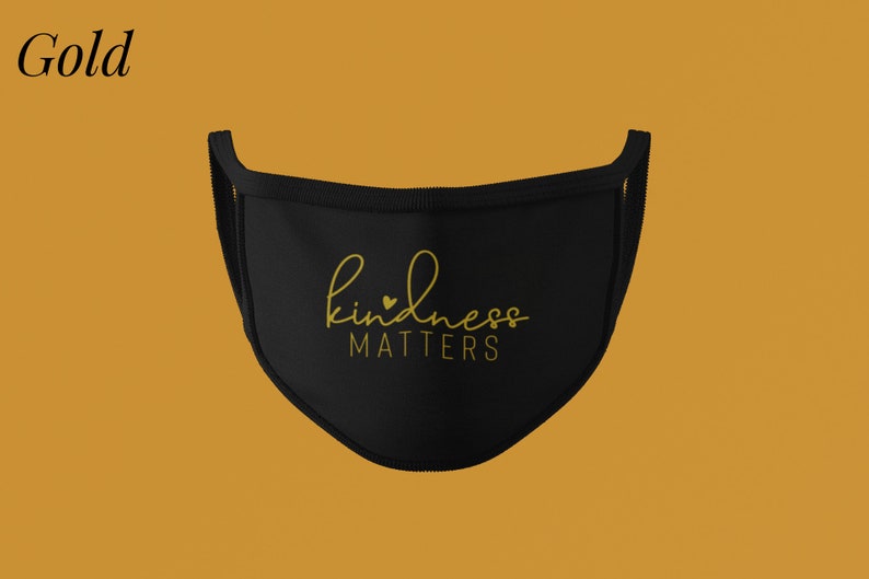 Kindness Matters Face Mask Be Kind Face Mask USA Made - Etsy