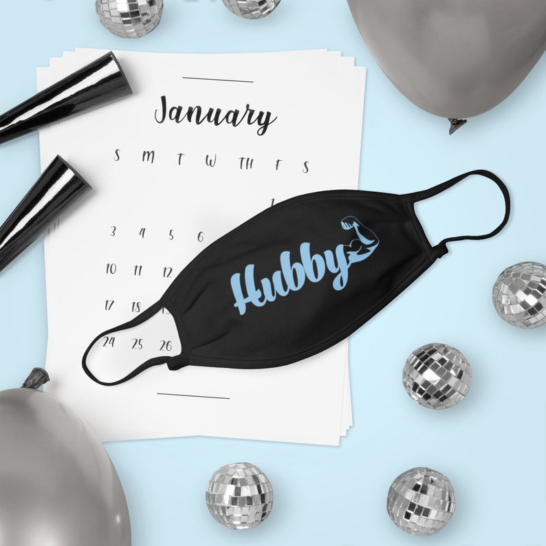 Hubby Face Mask Face Mask for Husband Gift for Him Husband - Etsy