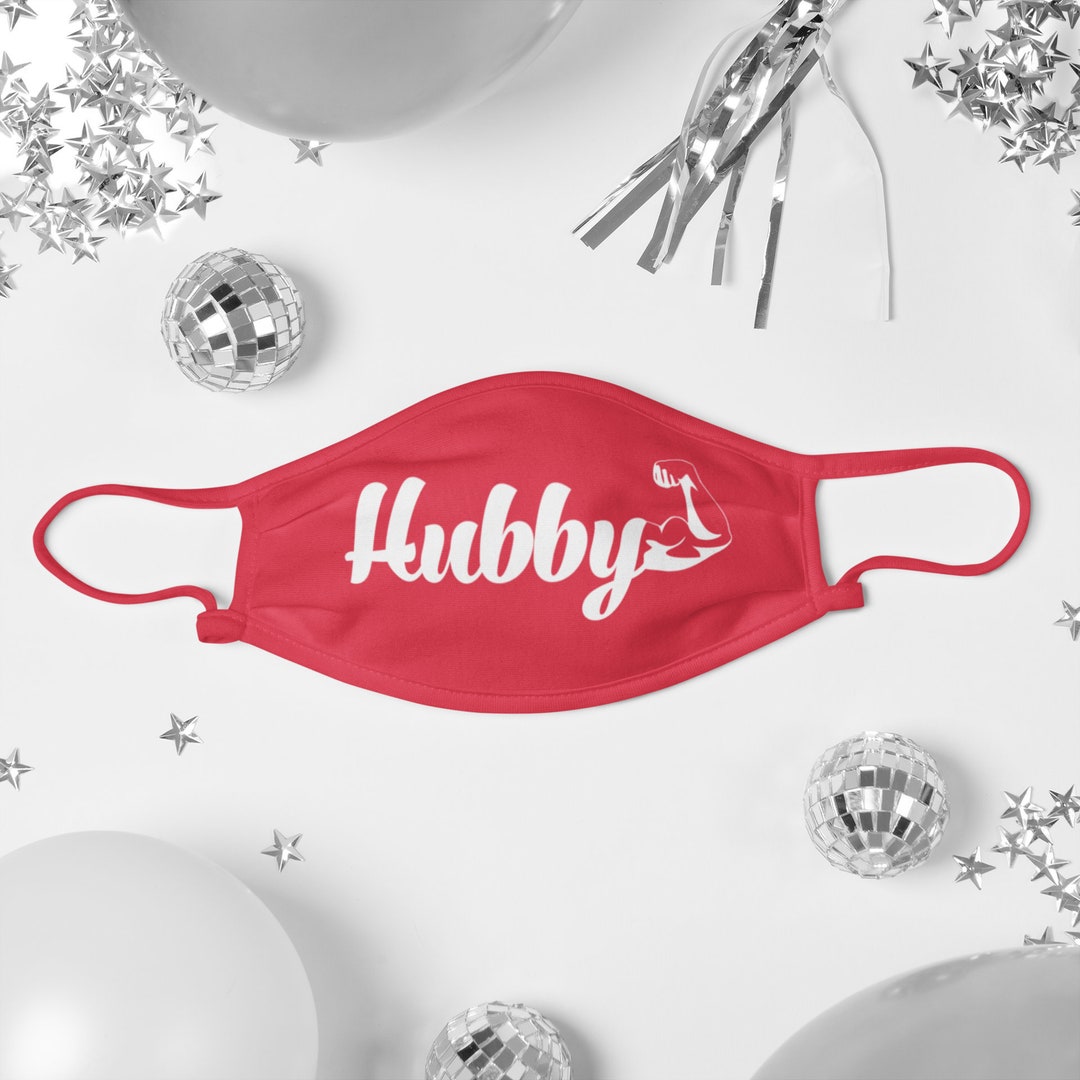 Hubby Face Mask, Face Mask for Husband, Gift for Him, Husband Face Mask ...