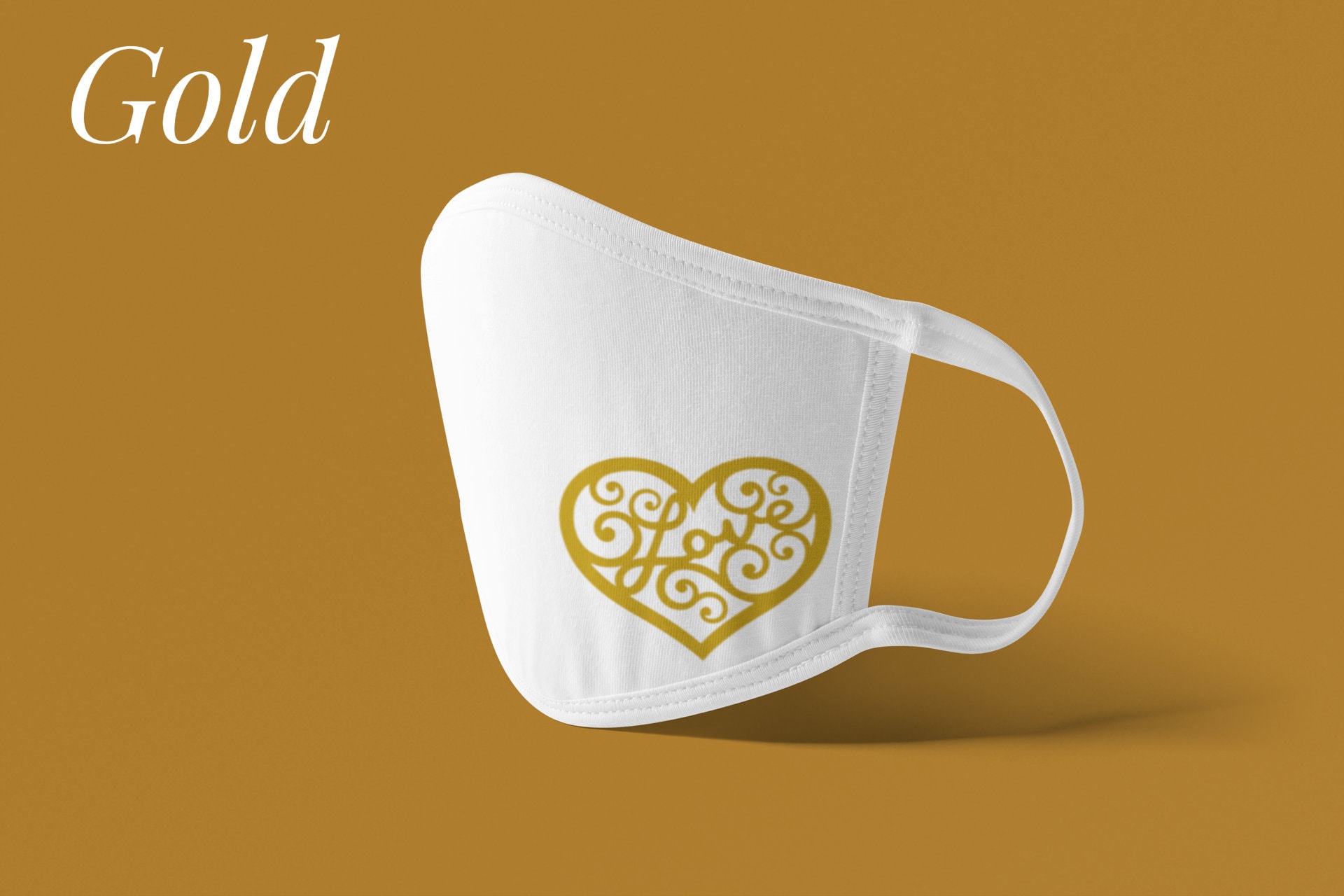 Vine Heart Love Face Mask Love Heart Face Mask Reversible | Etsy