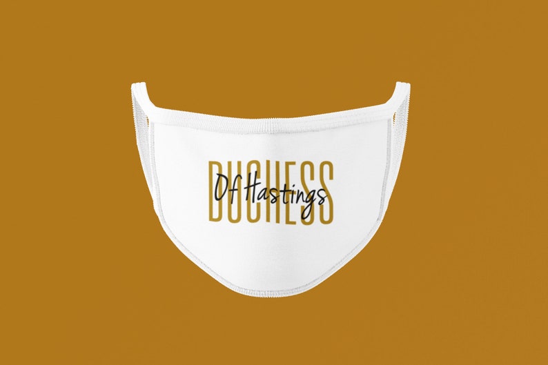 DUCHESS OF HASTINGS Face Mask Bridgerton Face Mask Duke of | Etsy