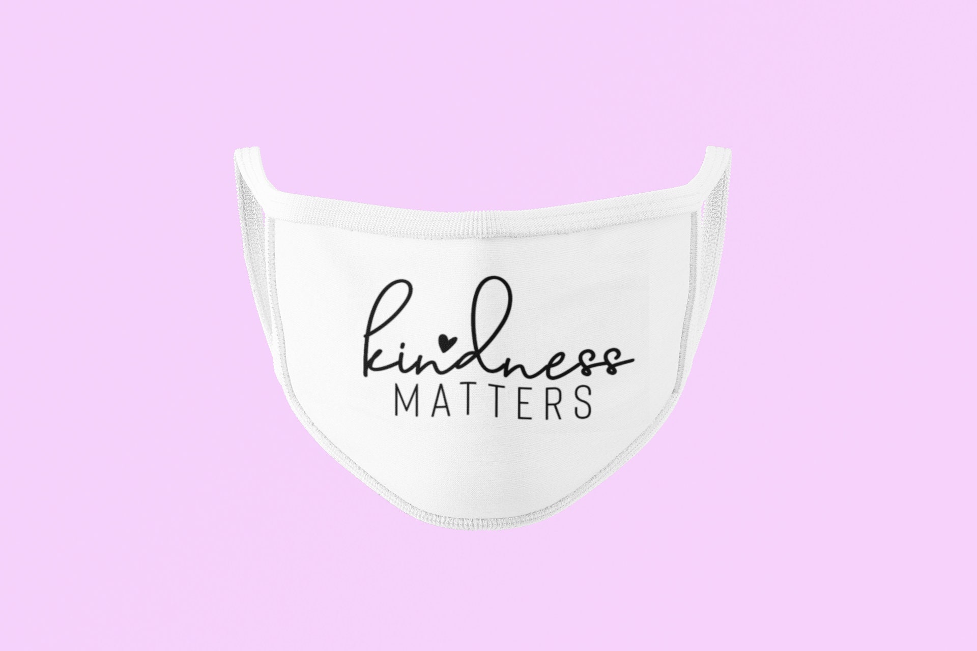 Kindness Matters Face Mask Be Kind Face Mask USA Made | Etsy