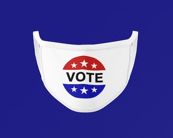 VOTE Face Mask - Etsy