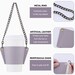 Coffee Purse Sleeve, Tea Purse Sleeve, Leather Cupholder Purse & Chain ...