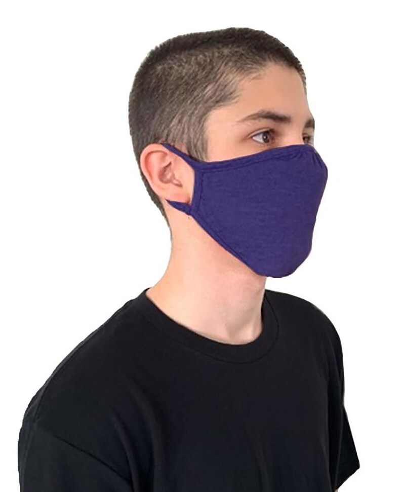 Blank Face Masks Adult Face Mask Black Face Mask White Face | Etsy