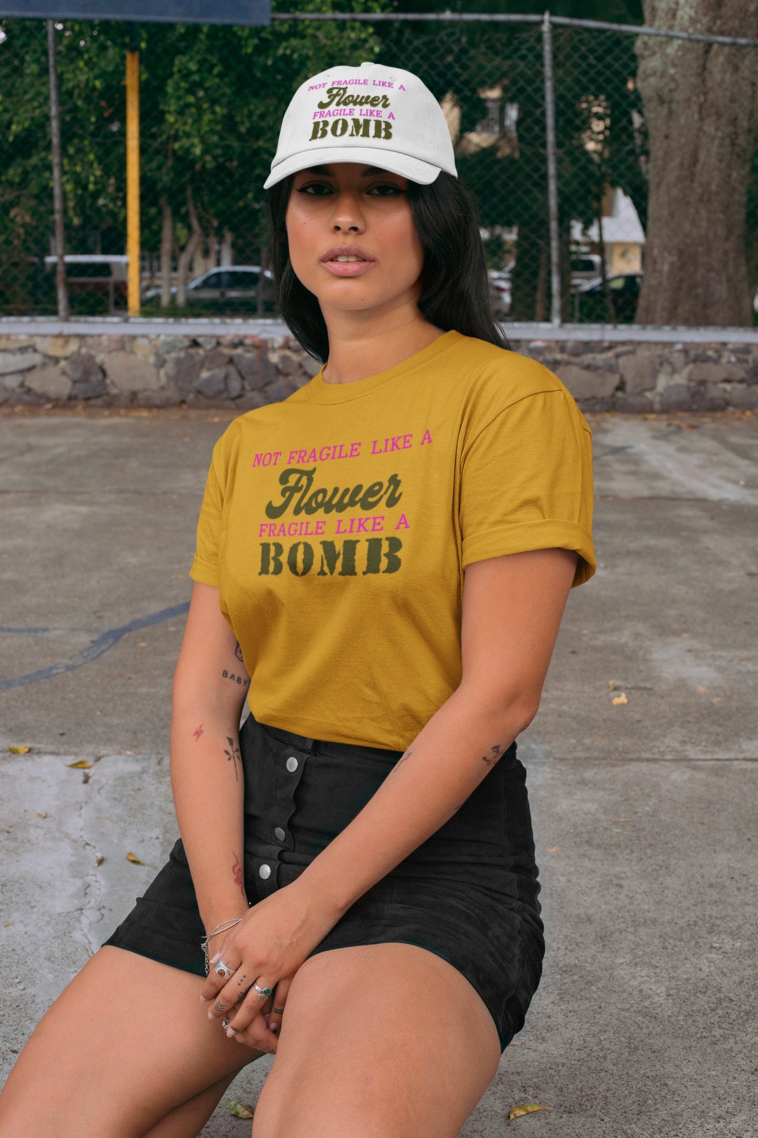 RBG Not Fragile Like A Flower Fragile Like A Bomb Shirt, Feminist Shirt ...
