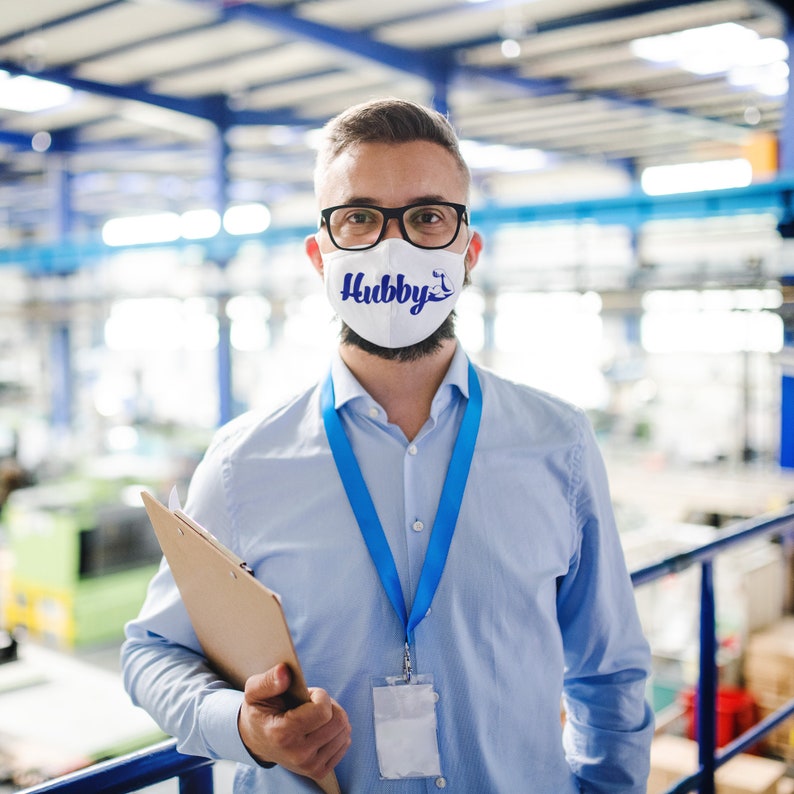 Hubby Face Mask Face Mask for Husband Gift for Him Husband - Etsy