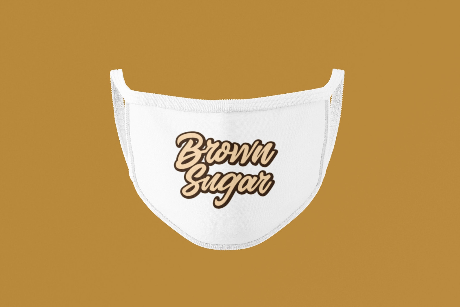 Brown Sugar Face Mask Brown Sugar Face Cover Dust Mask - Etsy