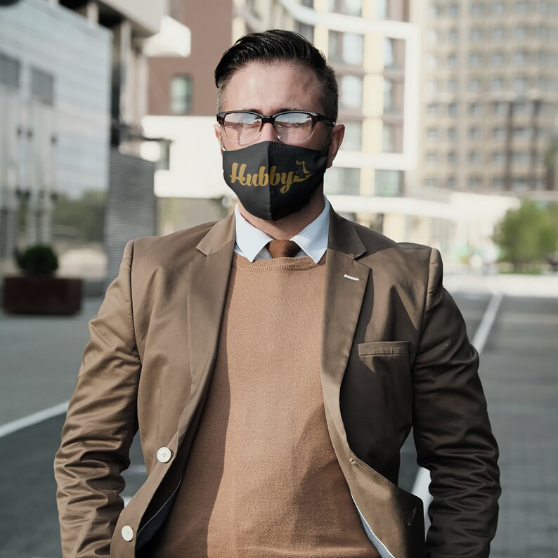 Hubby Face Mask Face Mask for Husband Gift for Him Husband - Etsy