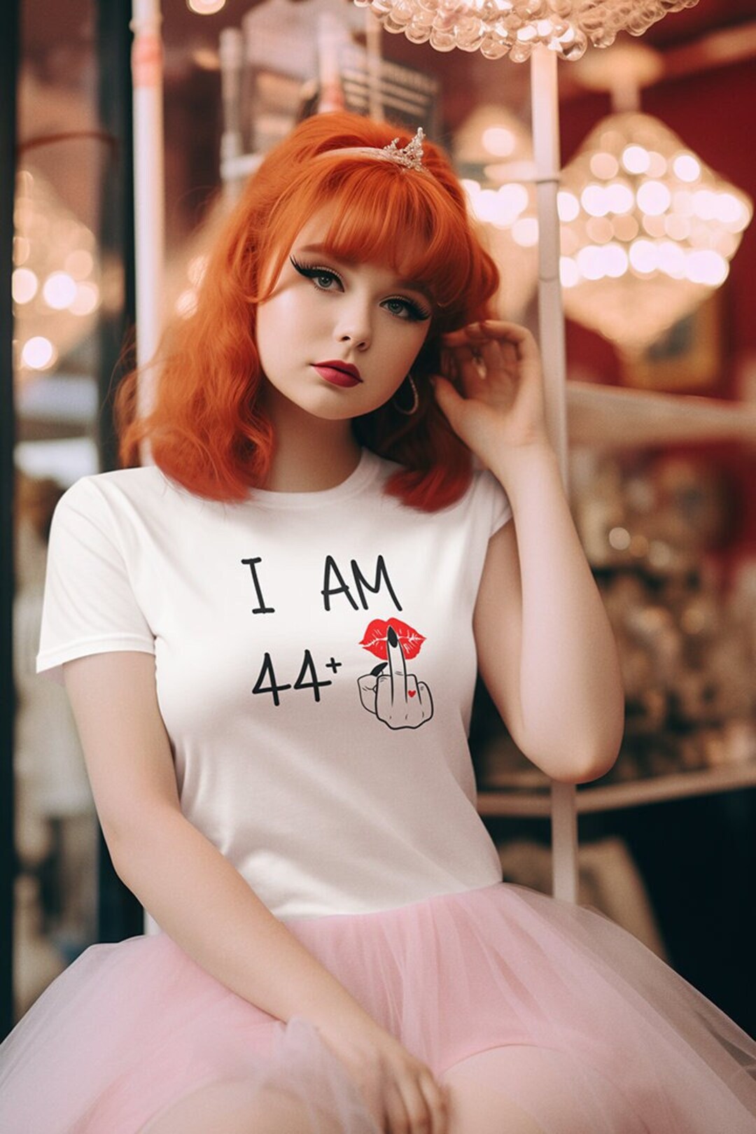 I Am 44 Middle Finger Birthday Shirt, Custom 45th Birthday Tshirt, I Am ...