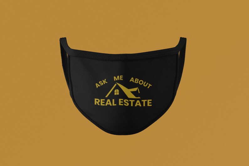 Ask Me About Real Estate Face Mask, Real Estate Agent Face Mask ...