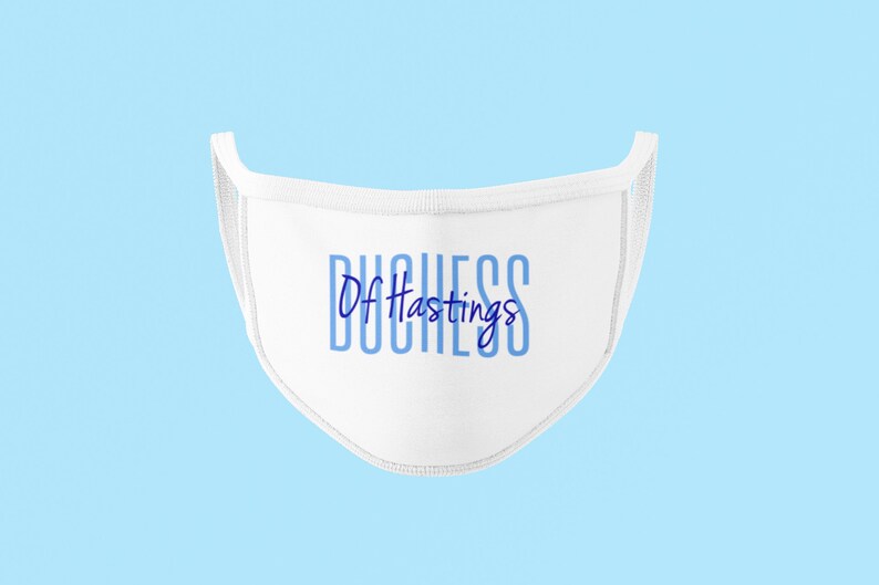 DUCHESS OF HASTINGS Face Mask Bridgerton Face Mask Duke of | Etsy