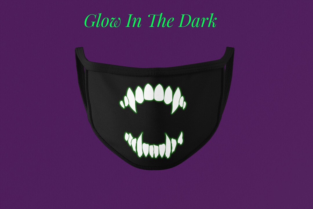 Fangs Face Mask, Werewolf Face Mask, Breathable Face Mask, Halloween ...