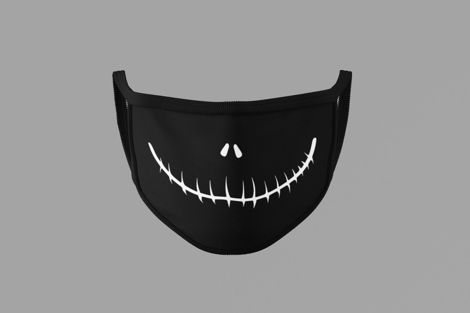 Jack and Sally Face Masks the Nightmare Before Christmas Face | Etsy