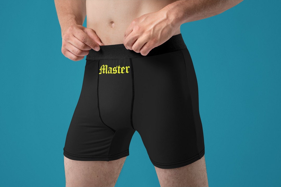 MASTER Boxer Briefs, Dom Daddy, BDSM Master Gift for Dominant Daddy ...