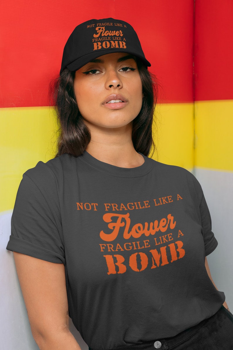 RBG Not Fragile Like A Flower Fragile Like A Bomb Shirt - Etsy