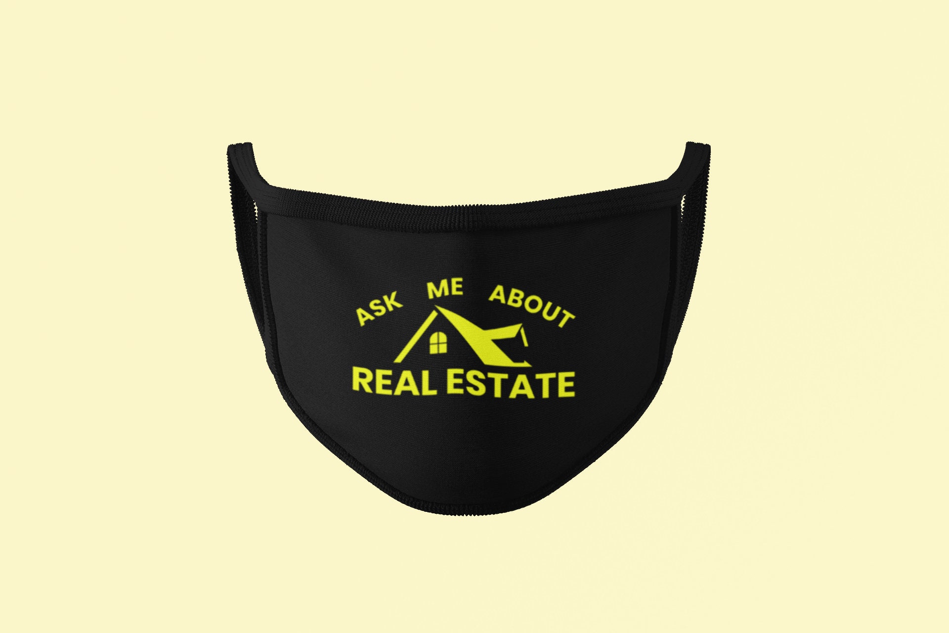 Ask Me About Real Estate Face Mask, Real Estate Agent Face Mask ...
