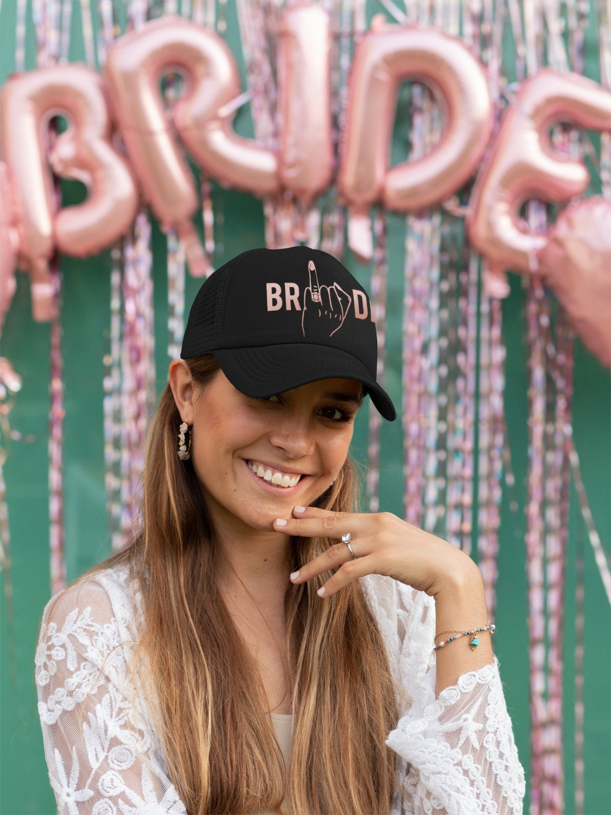 Bride Tribe Ring Finger Hats, Bachelorette Party Hats, Wedding Ring ...