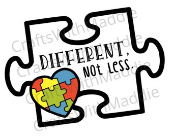 Different Not Less | Etsy