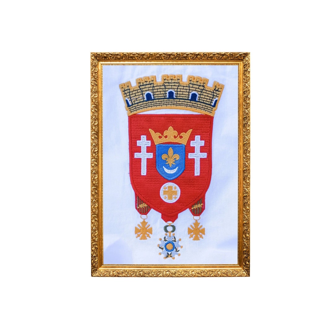 Embroidery Design for Calais City Coat of Arms Embroidery Machine - Etsy