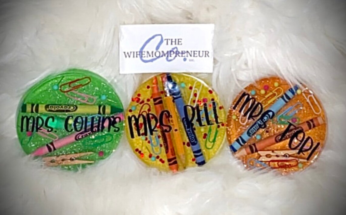 Customized Teacher Coasters - Etsy