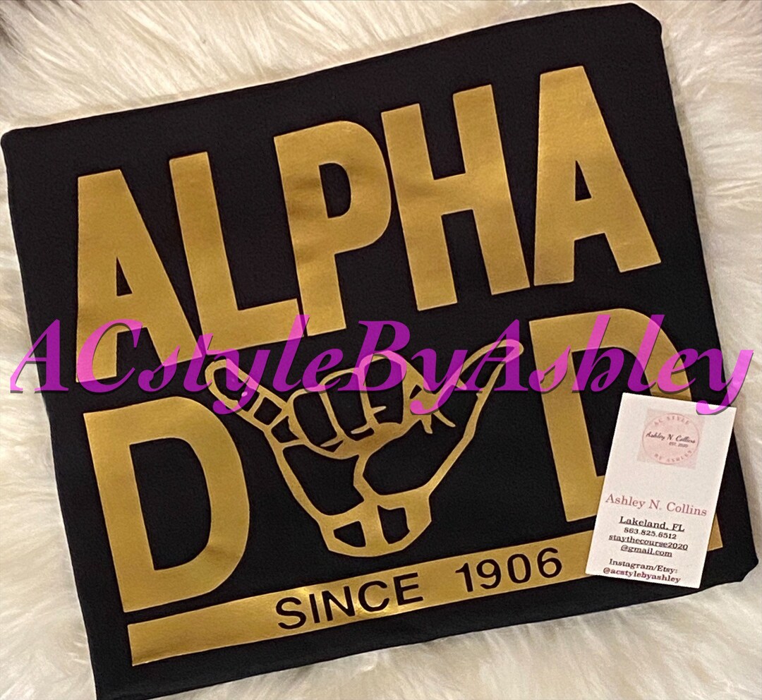 Alpha Dad A Phi A T-shirt - Etsy