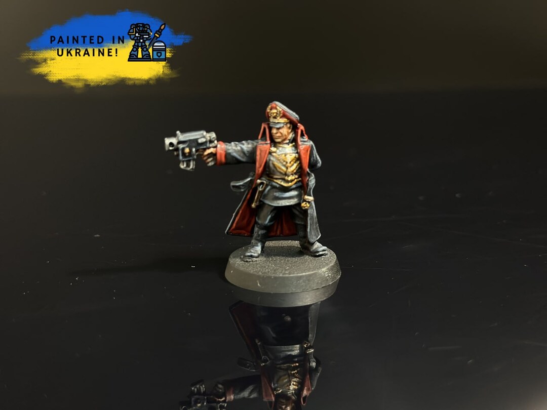 Commissar With Pistol Original Metal Model - Etsy