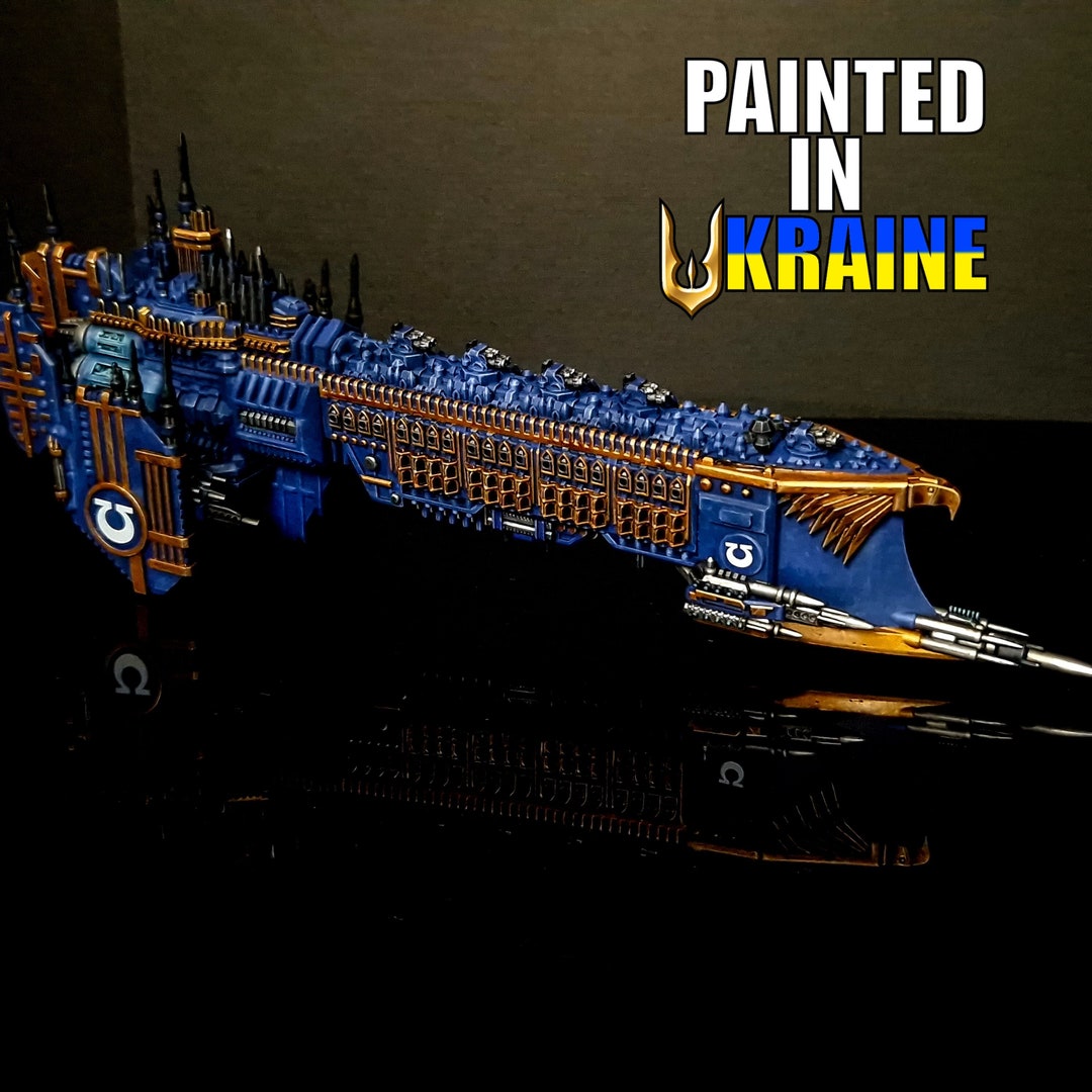 Ultramarines Gloriana Class Battleship, Honor of Macragge - Etsy