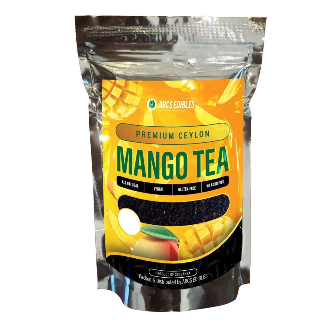 Mango Flavored Black Tea Pure Ceylon Premium Blend Loose Leaf - Etsy